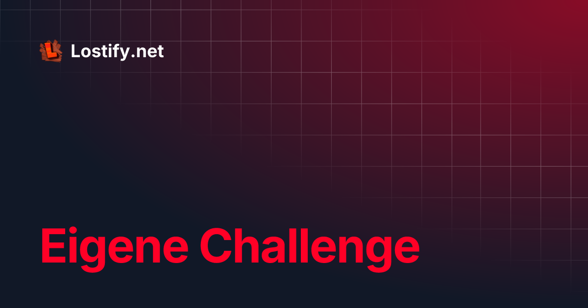 Eigene Challenge | Lostify.net